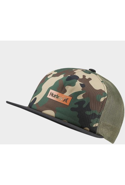 Hurley M Printed Square Trucker HLCJ6847H.386STD Camo Green Aksesuar Erkek