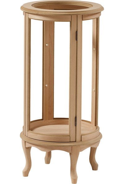 Naze Mobilya Orta Silindir Gümüşlük Cilasız Ham Ahşap Naze Mobilya Orta Silindir Gümüşlük Cilasız Ham Ahşap