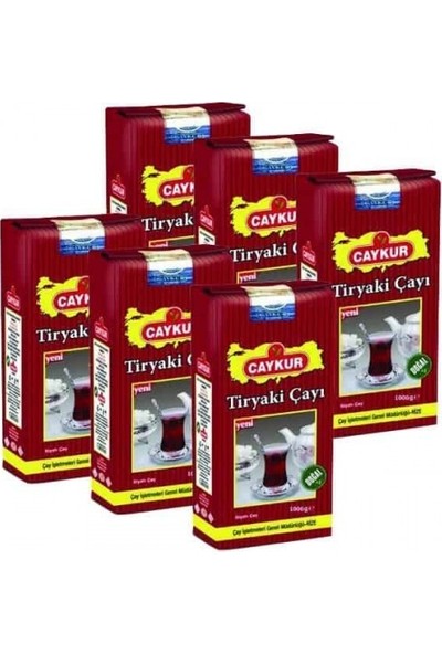 Çaykur Tiryaki Çayı 1000 gr x 6'lı Çaykur Tiryaki Çayı 1000 gr x 6'lı