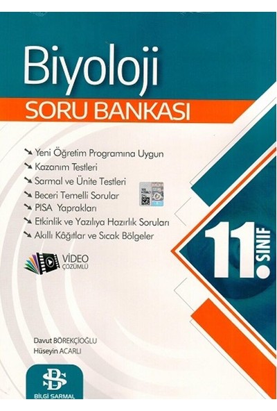 Bilgi Sarmal 11. Sınıf Biyoloji Soru Bankası
