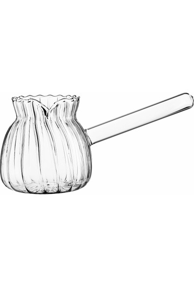 Queen'S Kitchen Borasilikat Cam Lüx Cezve 450ML Queen'S Kitchen Borasilikat Cam Lüx Cezve 450ML