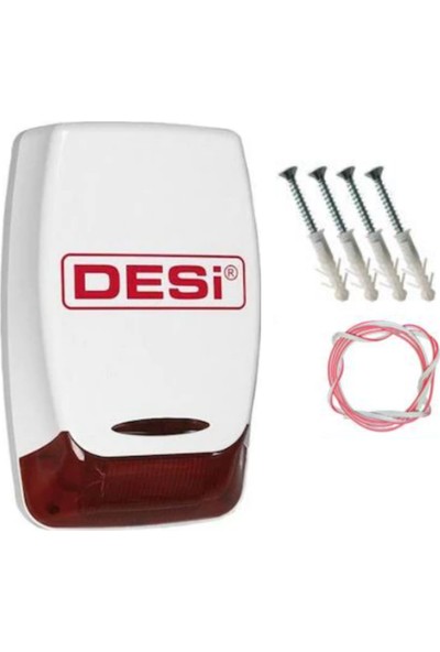 Desi Dummy Alarm Siren Kutusu LED Işıklı Desi Dummy Alarm Siren Kutusu LED Işıklı