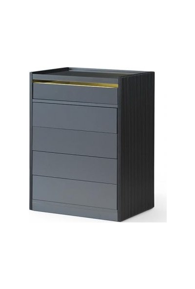 Berrak Mobilya Creo Siyah Dar Şifonyer Berrak Mobilya Creo Siyah Dar Şifonyer