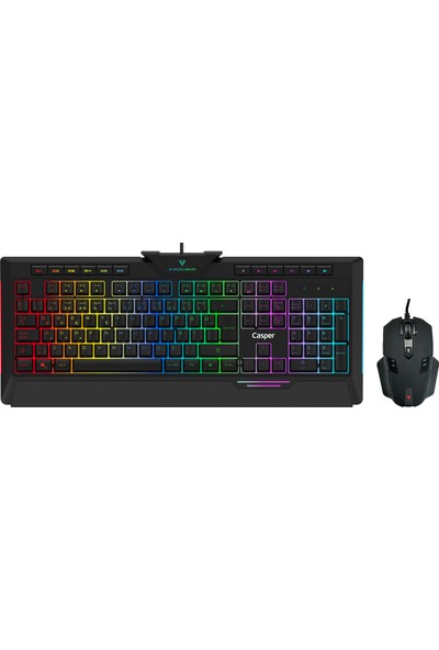 Casper Excalibur EX800 Kablolu Oyuncu Klavye Mouse Set Casper Excalibur EX800 Kablolu Oyuncu Klavye Mouse Set