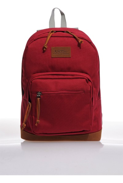 Kaukko Sport Okul Sırt Çantası Bordo K1058