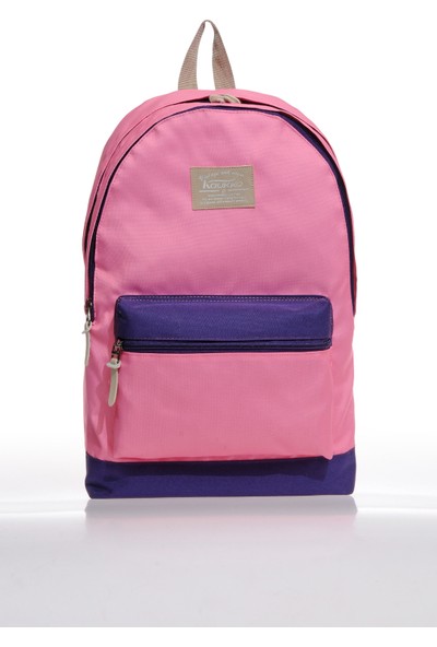 Kaukko Wichlight Okul Sırt Çantası Pembe-Mor K1141