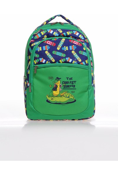 Kaukko Kids Love Skateboard Okul Sırt Çantası L5037