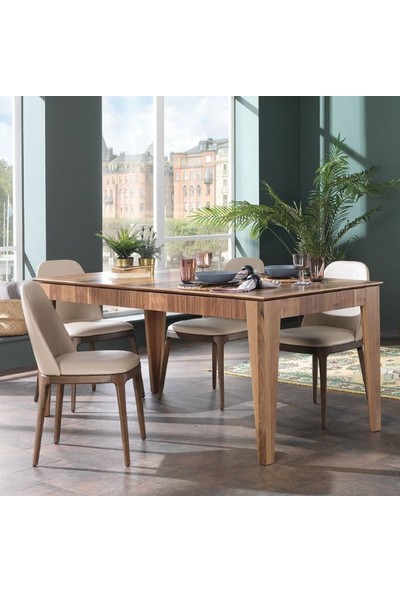 Berrak Mobilya Berrak Ceviz Masa