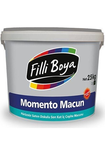 Filli Boya Momento Macun Yüzey Düzeltme Macunu 5 kg Filli Boya Momento Macun Yüzey Düzeltme Macunu 5 kg