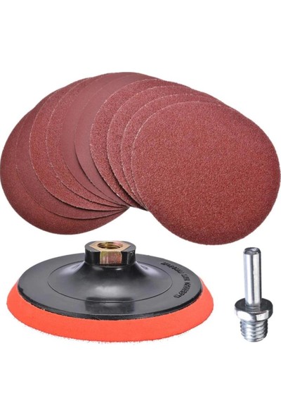 Zubizubi Cırt Zımpara Seti + Matkap Adaptörü 125 mm (22 Parça) Zubizubi Cırt Zımpara Seti + Matkap Adaptörü 125 mm (22 Parça)