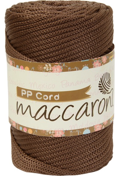 Maccaroni PP Polyester Cord Makrome İpi 500 gr 5 mm Maccaroni PP Polyester Cord Makrome İpi 500 gr 5 mm