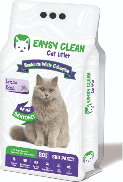 Eaysy Clean Mükemmel Lavanta Kokulu Kedi Kumu 20 lt