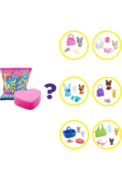 Barbie Color Reveal Sürpriz Hayvanlar Serisi GPD25 Barbie Color Reveal Sürpriz Hayvanlar Serisi GPD25