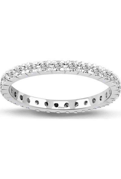 Amor 0.44 Karat Pırlanta Tamtur Yüzük F-Sı 18K Amor 0.44 Karat Pırlanta Tamtur Yüzük F-Sı 18K