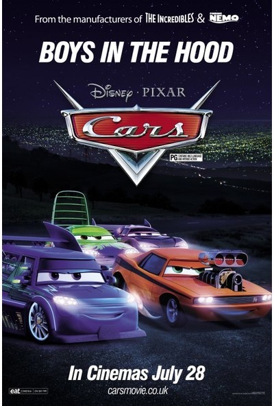 Cars (2006) 50 x 70 Poster