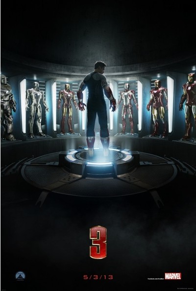 Iron Man 3 (2013) 35 x 50 Poster
