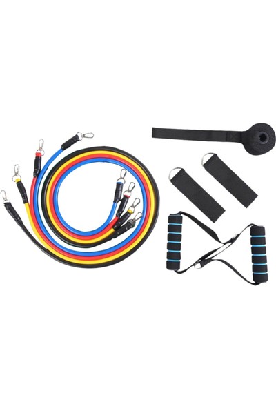Wolfclaw Çok Fonksiyonlu Fitness - Pilates Direnç Lastiği 10 Parça Wolfclaw Çok Fonksiyonlu Fitness - Pilates Direnç Lastiği 10 Parça