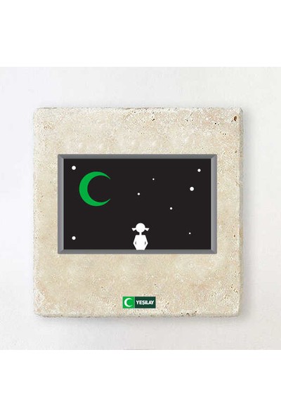 Yeşilay Taş Bardak Altlığı Düş