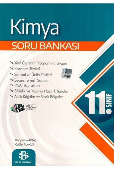 Bilgi Sarmal Yayınları 11. Sınıf Kimya Soru Bankası Bilgi Sarmal Yayınları 11. Sınıf Kimya Soru Bankası