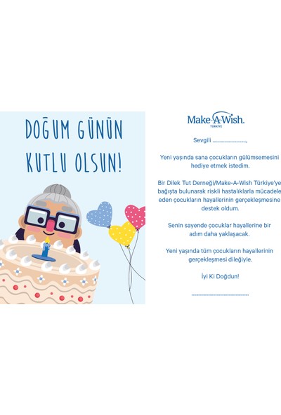 Bir Dilek Tut Derneği Doğum Günü Sertifikası Bir Dilek Tut Derneği Doğum Günü Sertifikası