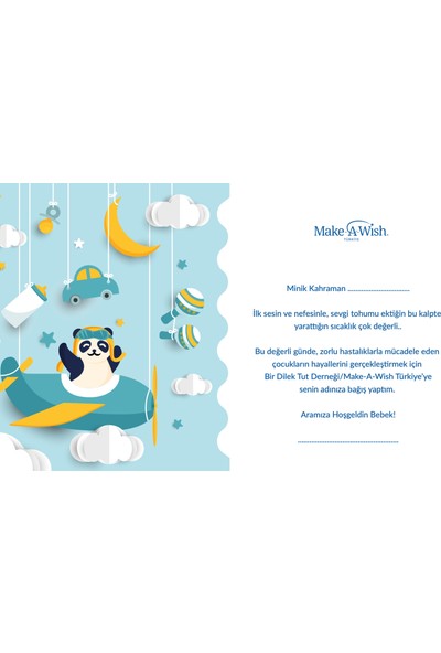 Bir Dilek Tut Derneği Hoşgeldin Bebek Sertifikası Bir Dilek Tut Derneği Hoşgeldin Bebek Sertifikası