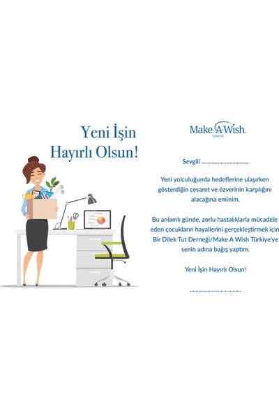 Bir Dilek Tut Derneği Yeni İş Tebrik Sertifikası Bir Dilek Tut Derneği Yeni İş Tebrik Sertifikası
