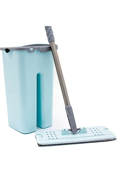 Zambak Tablet Mop Pratik Temizlik Seti Mavi Zambak Tablet Mop Pratik Temizlik Seti Mavi