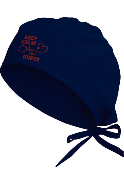 Tasarım Trend Hemşirelere Özel Tasarım Hastane Cerrahi Bonesi Lacivert Tasarım Trend Hemşirelere Özel Tasarım Hastane Cerrahi Bonesi Lacivert