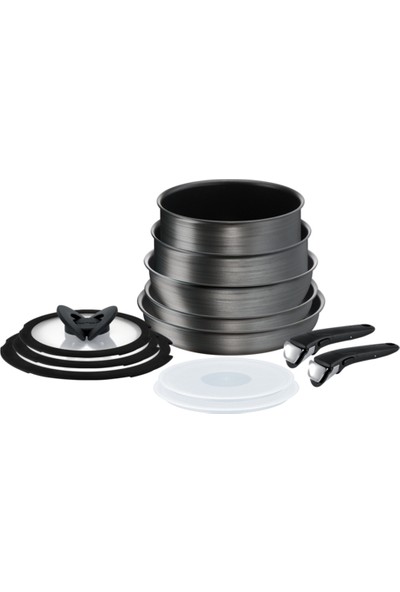 Tefal L6839253 Titanium Ingenio Fusion Büyük Set Siyah - 2100111591