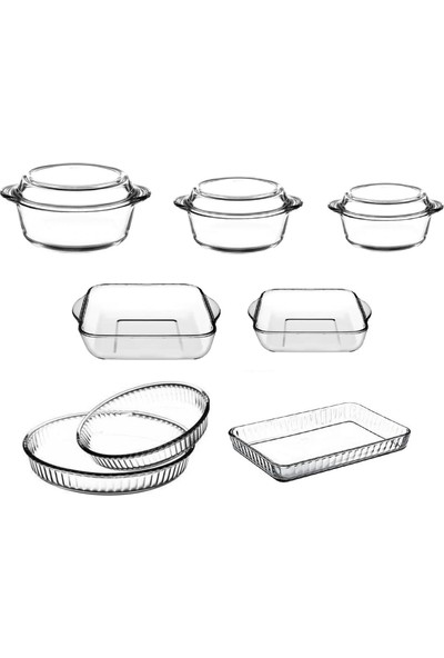 Paşabahçe 8 Parça Borcam Seti Paşabahçe 8 Parça Borcam Seti