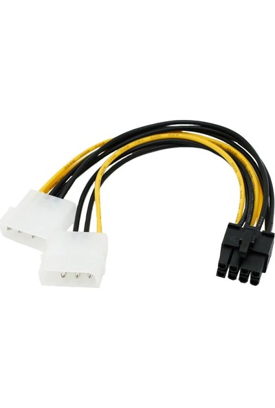 Alfais 4260 8 Pin Pci Express Ekran Kartı Power Güç Çevirici Çoklayıcı Alfais 4260 8 Pin Pci Express Ekran Kartı Power Güç Çevirici Çoklayıcı