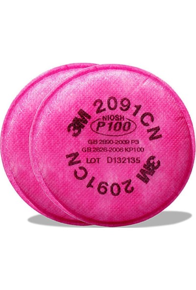 3m 2091 P100 Noısh Partikül Filtresi 3m 2091 P100 Noısh Partikül Filtresi