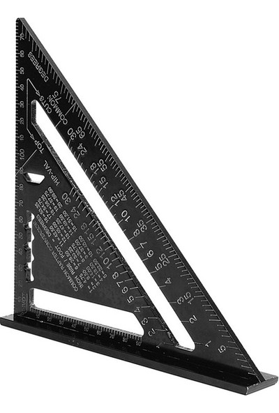 İşkur Makina Alüminyum Üçgen Marangoz Gönyesi Metric Ölçüm Cetveli 30 cm İşkur Makina Alüminyum Üçgen Marangoz Gönyesi Metric Ölçüm Cetveli 30 cm