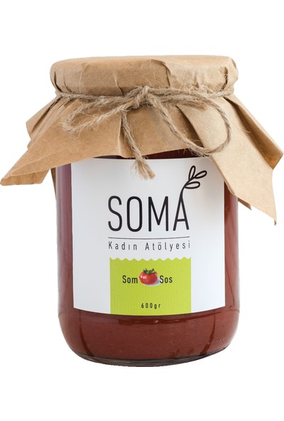 Soma Kadın Atölyesi Kahvaltılık Somsos Domates Sosu Katkısız Ev Yapımı (Ege Usulü Kaynatılmış) 600 gr