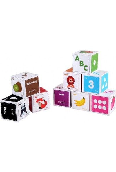 Kanz Eğitici Denge Kule - 9 Küp 6 Yüzey