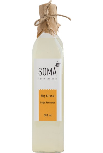 Soma Kadın Atölyesi Alıç Sirkesi Katkısız (Doğal Fermente) - 500 ml Soma Kadın Atölyesi Alıç Sirkesi Katkısız (Doğal Fermente) - 500 ml