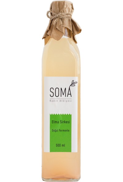 Soma Kadın Atölyesi Elma Sirkesi Katkısız (Doğal Fermente) - 500 ml
