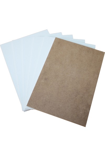Mobilreyon 5'li 25 x 35 cm 4 mm Beyaz Mdf Duralit Mobilreyon 5'li 25 x 35 cm 4 mm Beyaz Mdf Duralit