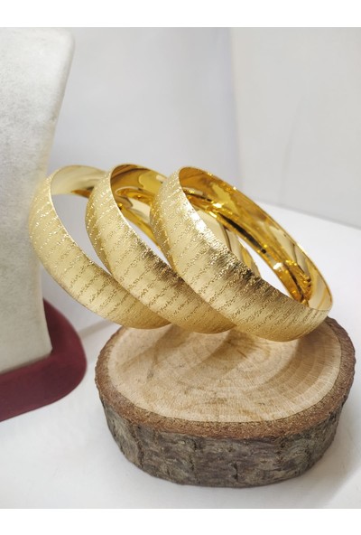 Takıtasarım 1.5 cm Kuyumcu Model Bilezik 3'lü