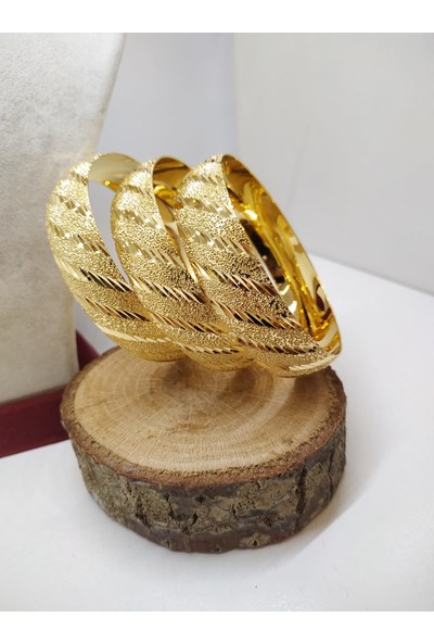 Takıtasarım 1.5 cm Kuyumcu Model Bilezik 3'lü