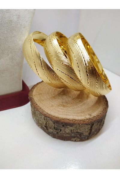 Takıtasarım 1.5 cm Kuyumcu Model Bilezik 3'lü