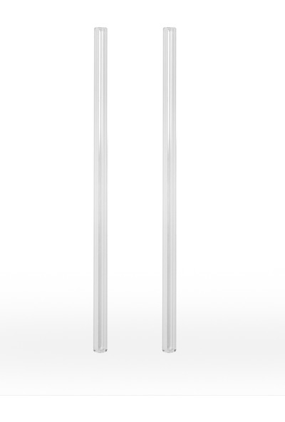 Cen Cam 2'li Şeffaf Düz Pipet