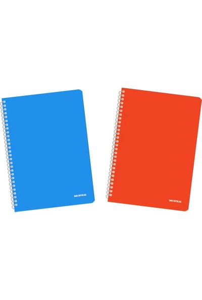 Mopak Defter Spiralli Pp Kapak A4 60 Yaprak Kareli 2'li Mopak Defter Spiralli Pp Kapak A4 60 Yaprak Kareli 2'li