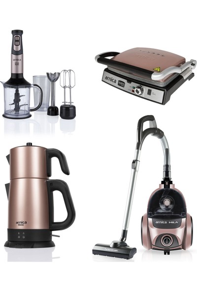 Arnica 4'lü Çeyiz Paketi - Rose Set