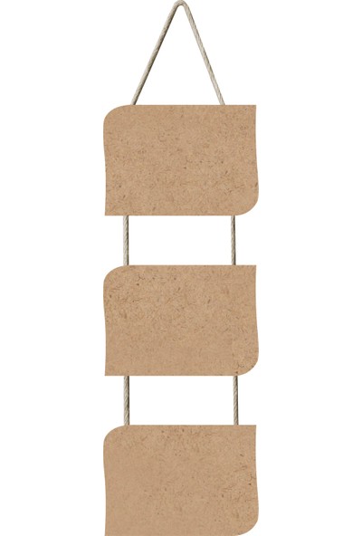 Pol & Art F 726 Ahşap 3 Lü Ipli Pano