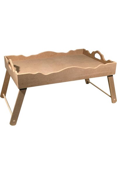 Pol & Art T 729 Ahşap Dalgalı Şımarık Tepsi