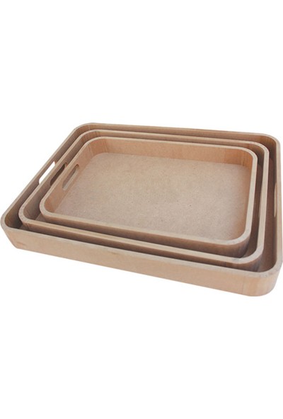 Pol & Art T 744 Ahşap 3 Lü Bombe Takım Tepsi Pol & Art T 744 Ahşap 3 Lü Bombe Takım Tepsi