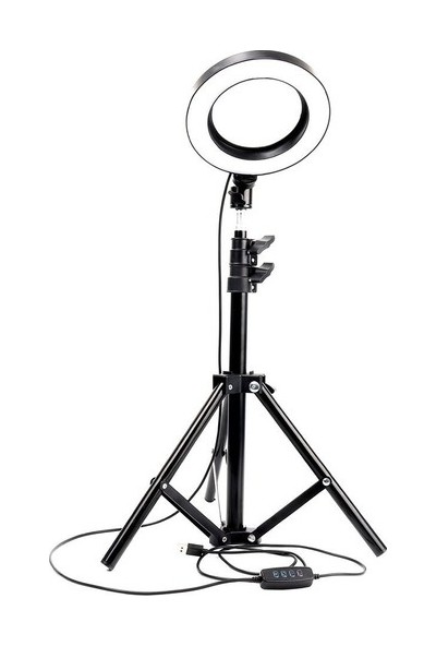 Inovaxis Youtuber LED Tripod Işıklı Telefon Tutucu Makyaj Işığı Ring Light 12 Inovaxis Youtuber LED Tripod Işıklı Telefon Tutucu Makyaj Işığı Ring Light 12