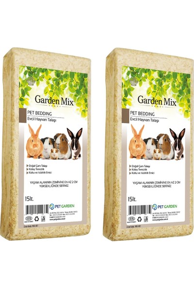 Garden Mix Kemirgen Talaşı 15 Lt x 2 Adet