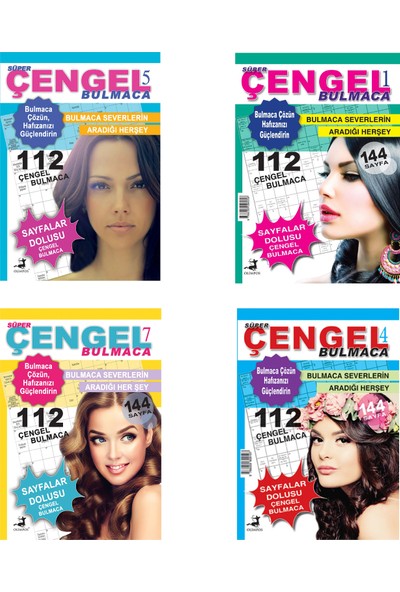 Süper Çengel Bulmaca 4'lü Set